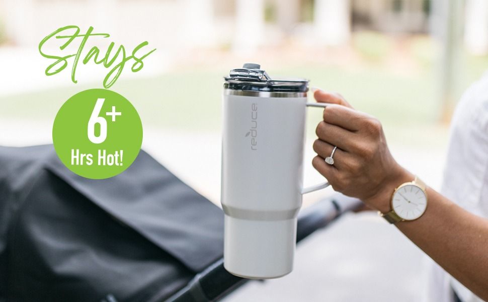 REDUCE HOT 1 Travel Coffee Mug Set, 24 oz - Insulated Mug for Tea ...
