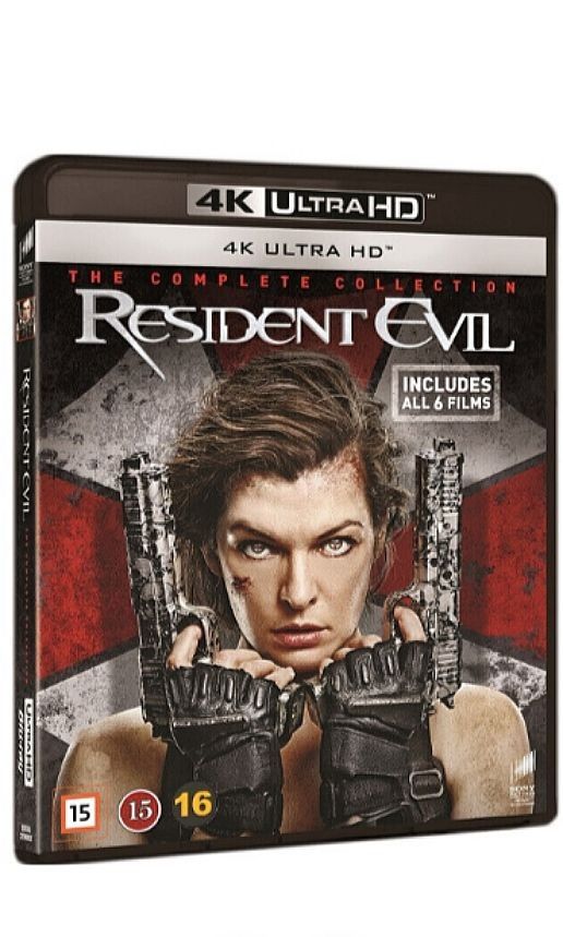 Resident Evil [The Complete Collection][All 6 Films] 4K UHD [6 Discs ...