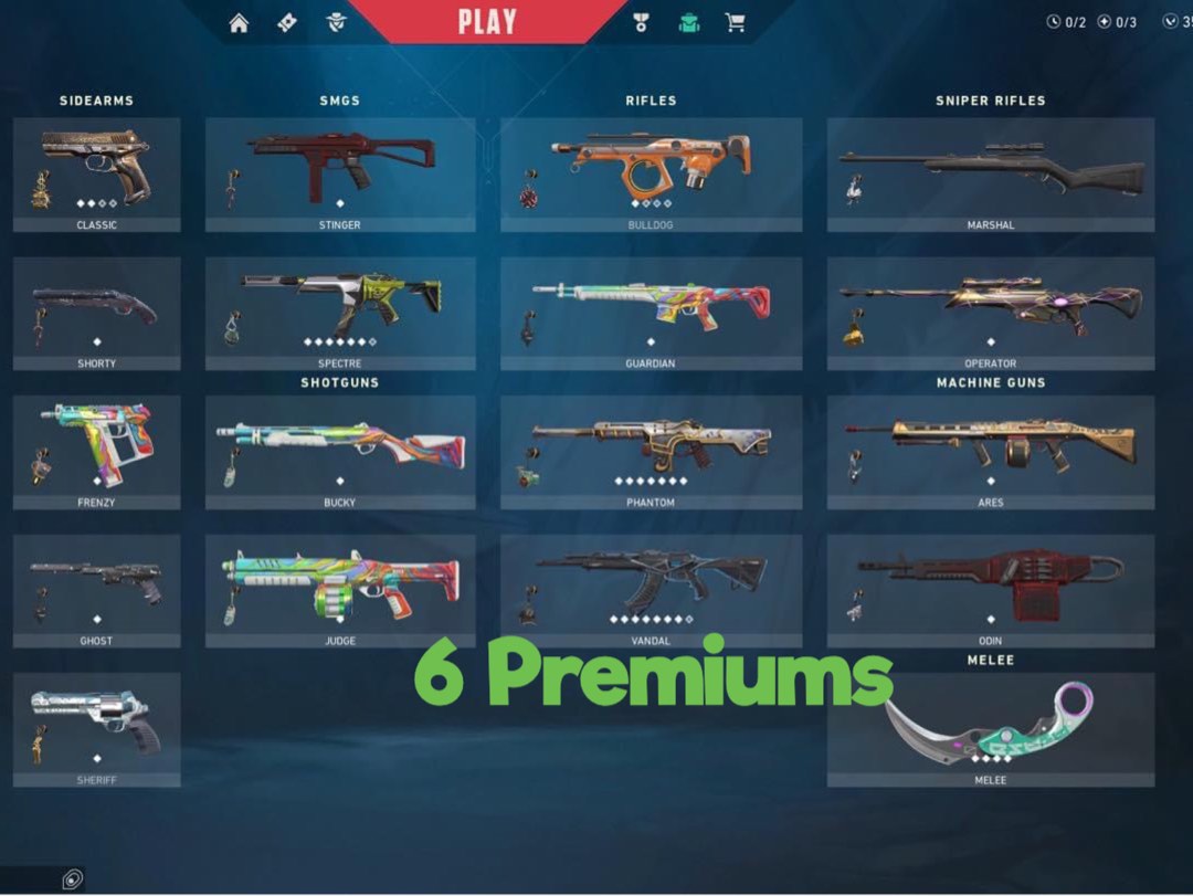 RGX/CHAOS VANDAL+ONI PHANTOM+PRIME SPECTRE, 6 PREMIUM VALORANT ACCOUNT ...