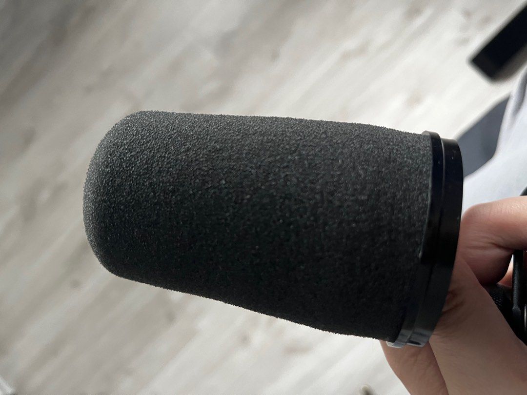 Shure mv7 with sm7b foam, Audio, Microphones on Carousell
