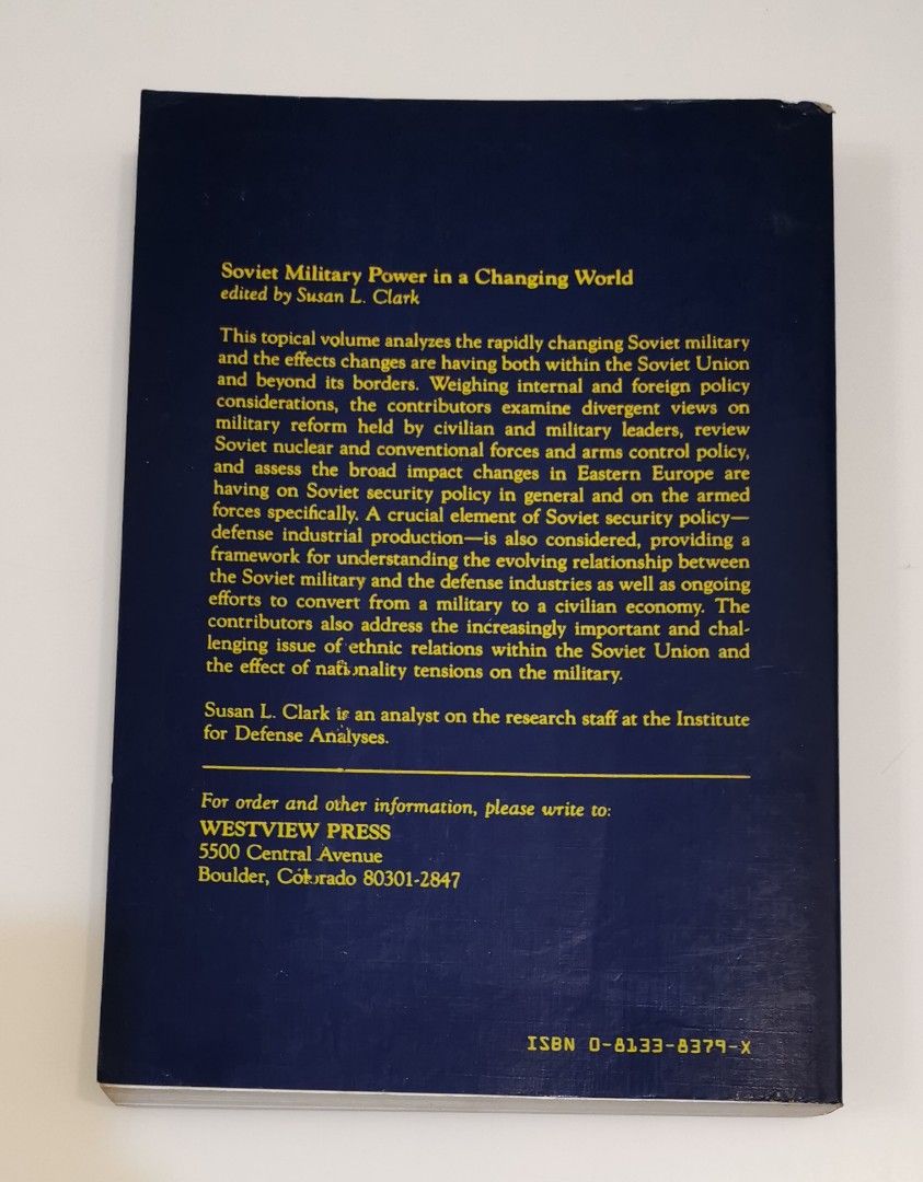 SOVIET MILITARY POWER IN A CHANGING WORLD, Hobbies & Toys, Books ...