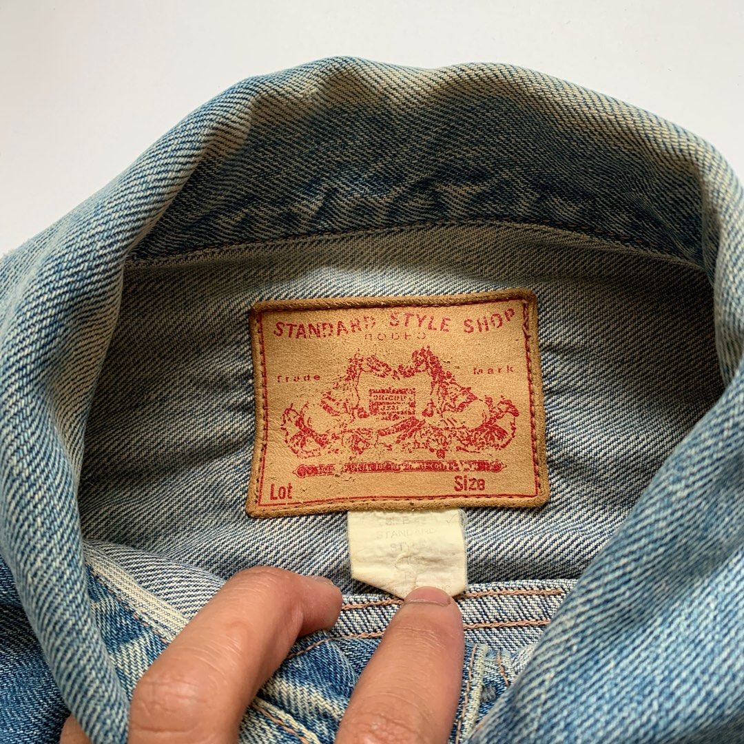 Standard Style Rodeo Uncle Type 2 Denim Trucker Jacket Selvedge Line ...