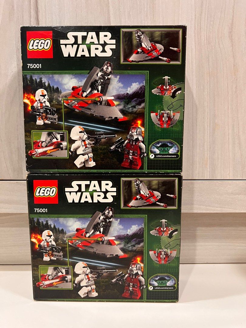 STAR WARS LEGO REPUBLIC TROOPER VS SITH TROOPER 75001, Hobbies & Toys ...
