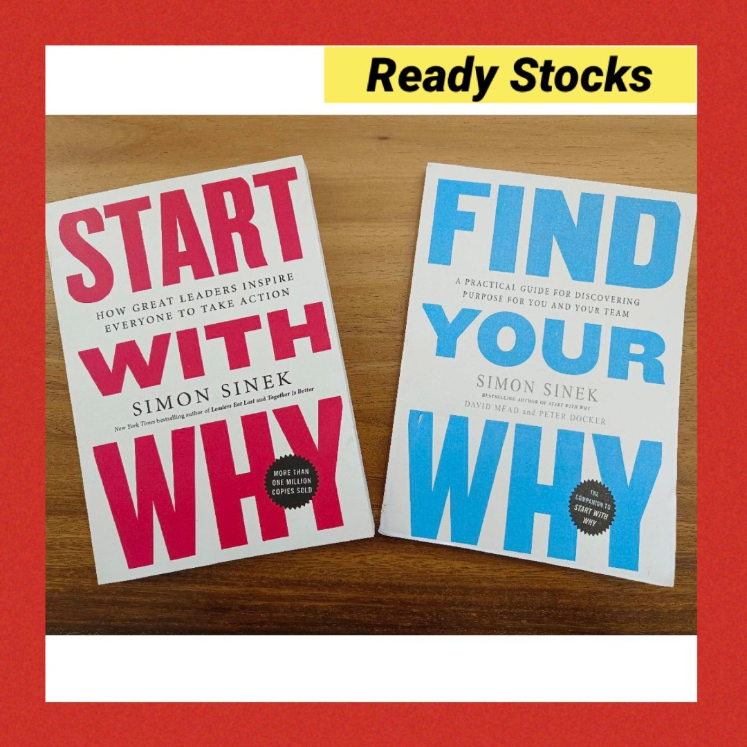 Start with Why / Find Your Why , by Simon Sinek, 興趣及遊戲, 書本 & 文具, 小說 ...