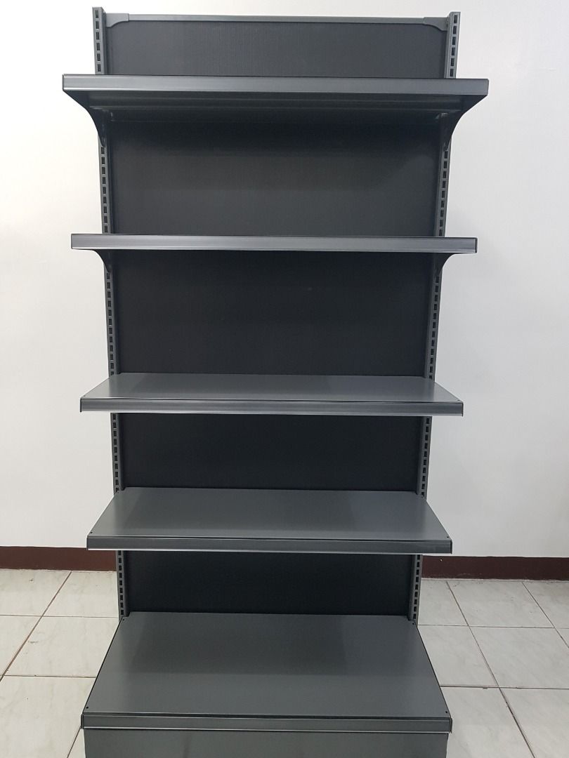 steel standee shelves racks gondola display, Furniture & Home Living ...