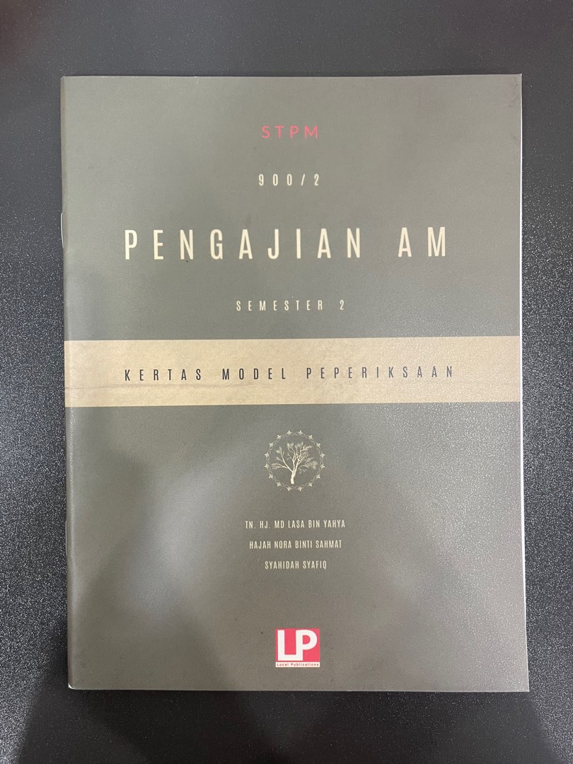 STPM PENGAJIAN AM PA SEM 2 KERTAS MODEL LP, Hobbies & Toys, Books ...