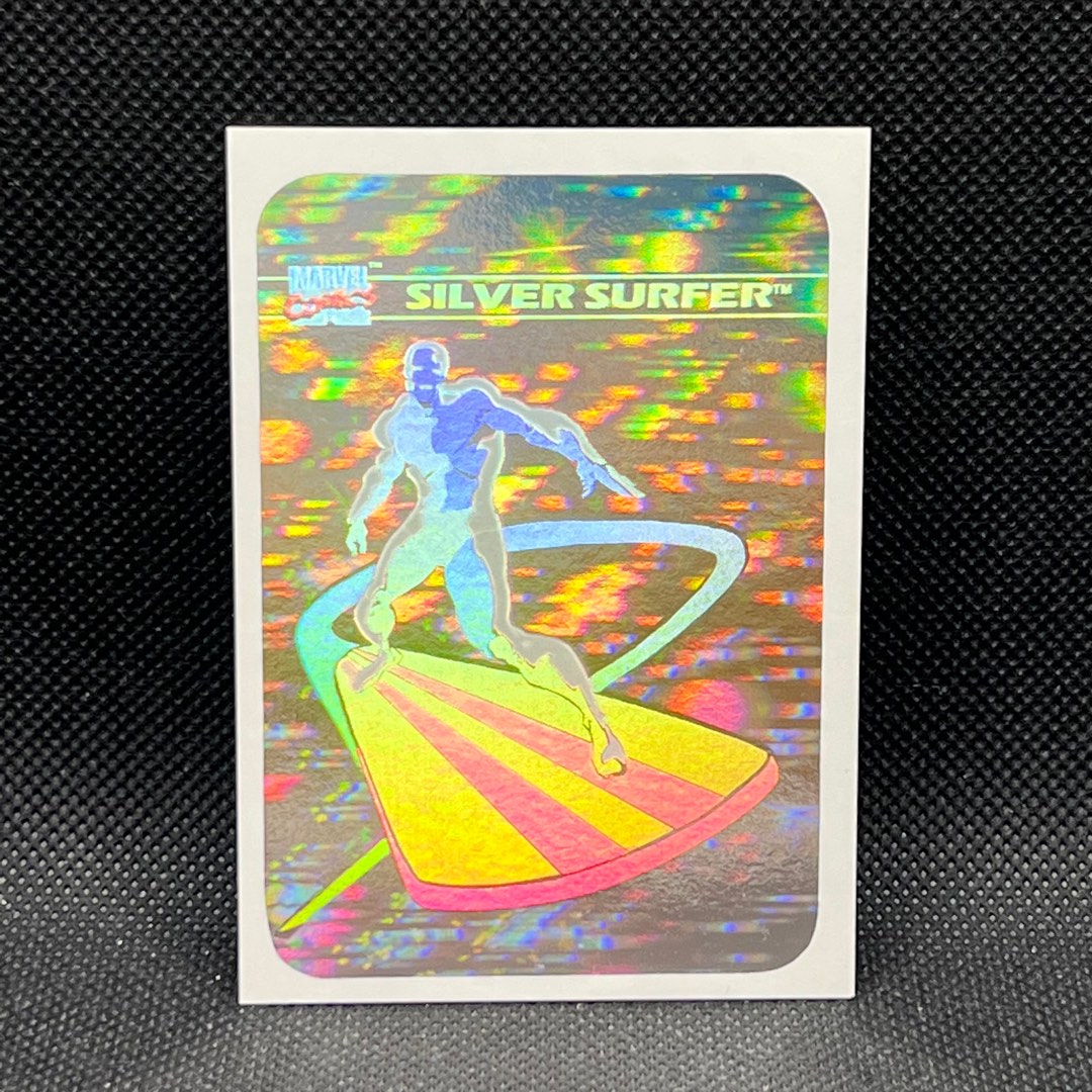 Super Rare 1990 Impel Marvel Universe MH3 Silver Surfer Hologram Holo ...