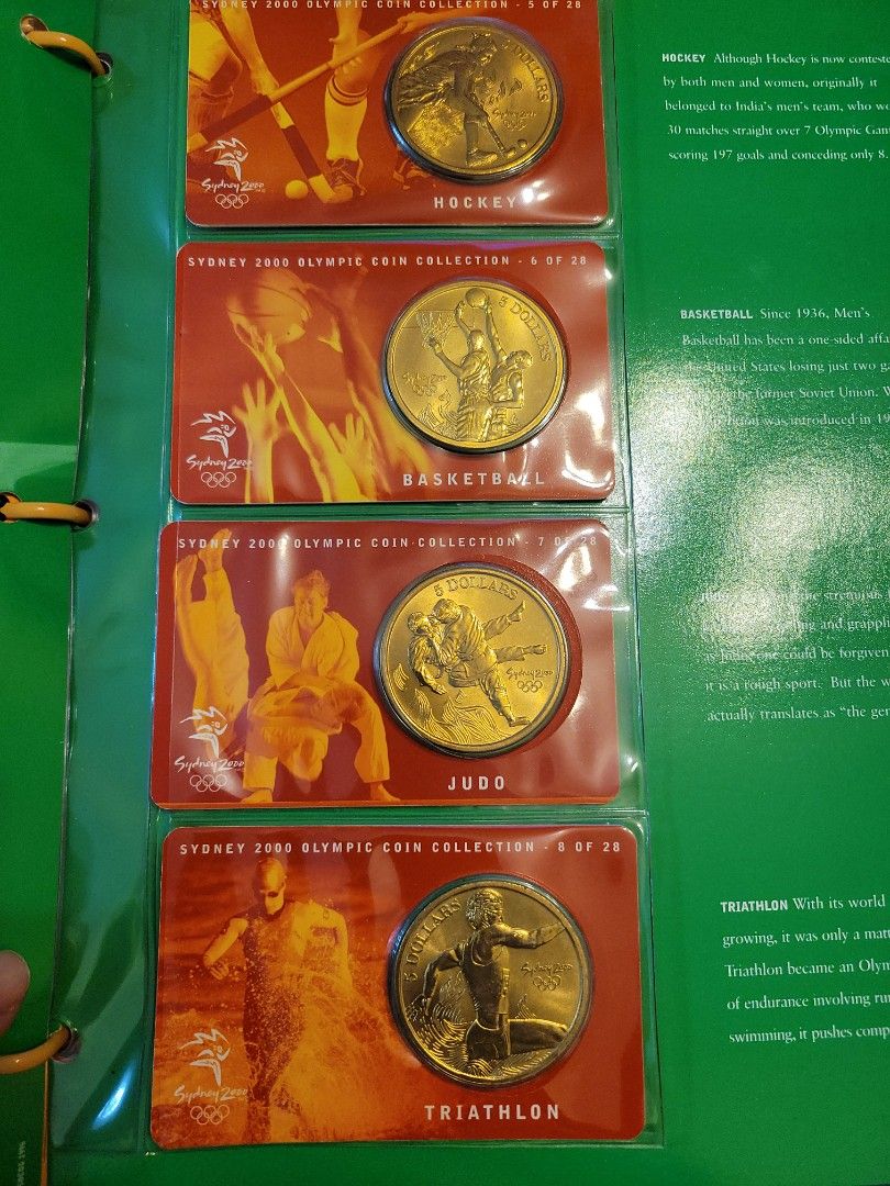 Sydney 2000 Olympic Coin Collection Album, 興趣及遊戲, 收藏品及紀念品, 明星周邊 - Carousell