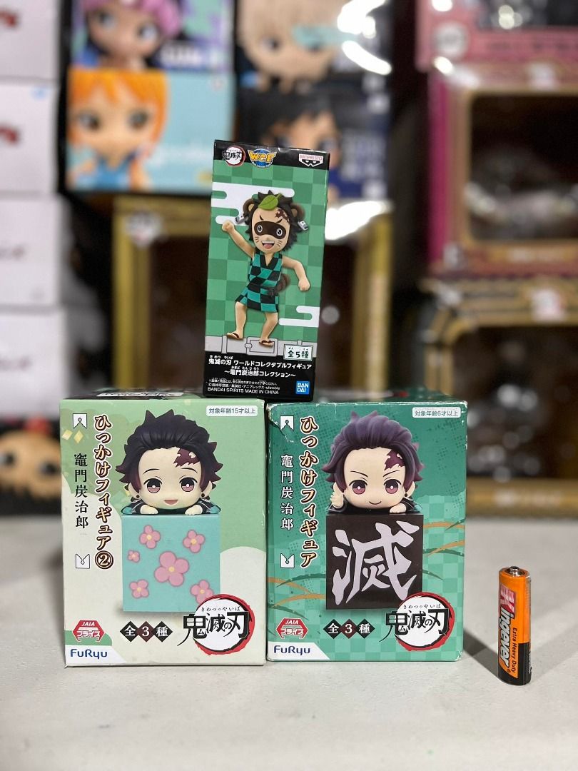 Tanjiro Kamado Chibi Set (Hikkake 2 versions, Tanuki WCF) - WCF ...