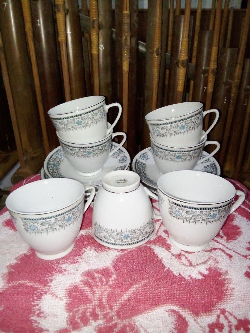 Tea set / Cangkir Jadul, Kitchen & Appliances di Carousell