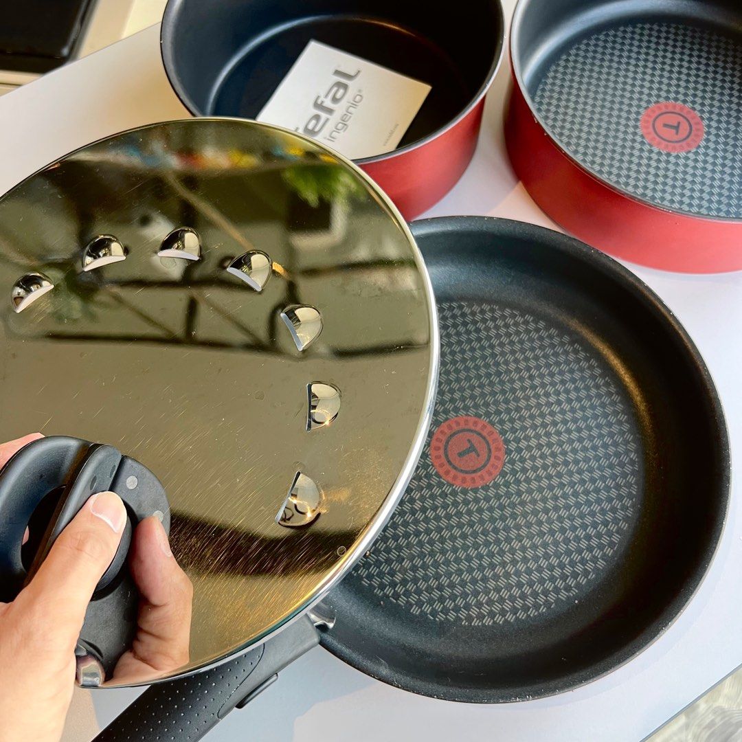 TEFAL Ingenio Set Red, Furniture & Home Living, Kitchenware & Tableware ...