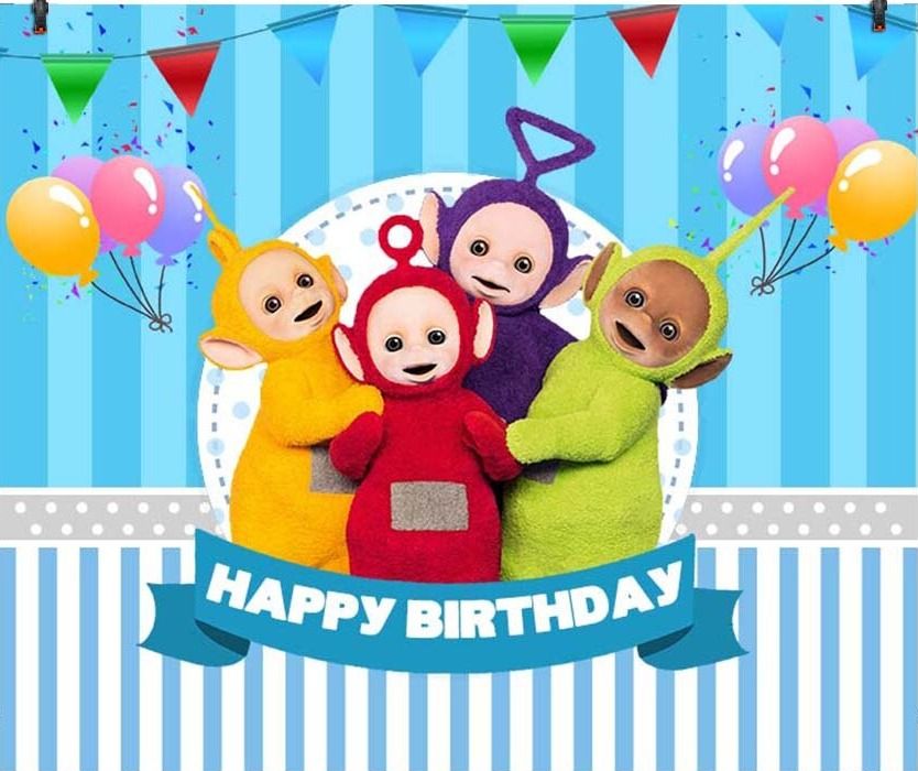 Teletubbies - Our Best Selling Curtain Backdrop Deluxe Party Package ...
