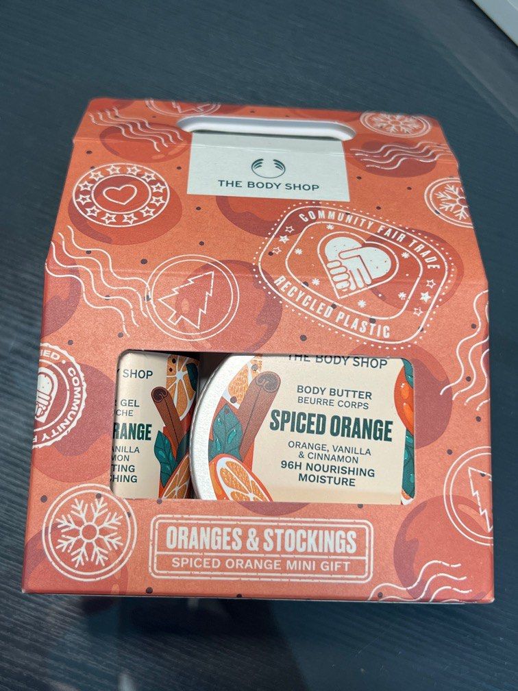 The Body Shop Oranges & Stockings Spiced Orange Mini Gift Set, Beauty ...