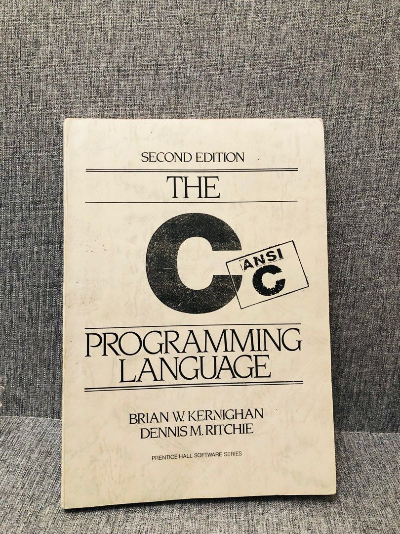 The C Programing Language Second Edition By Dennis Ritchie 52 Off