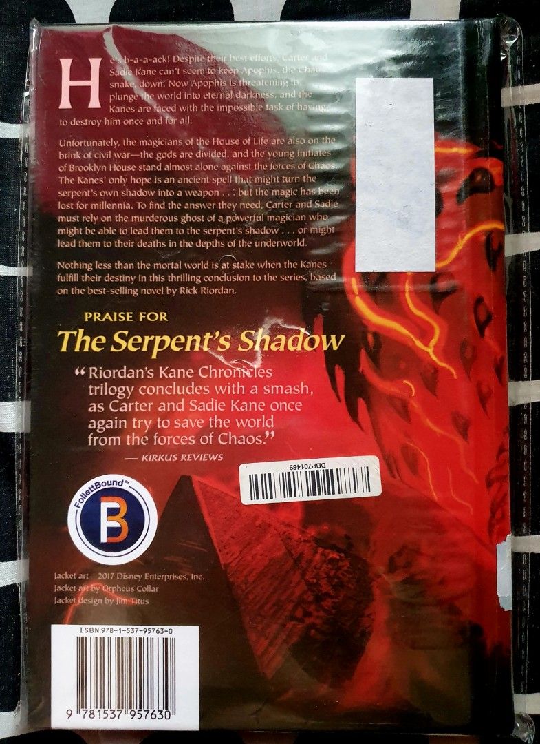 THE SERPENTS SHADOW GRAPHIC NOVEL BY RICK RIORDAN (HARD COVER) on Carousell