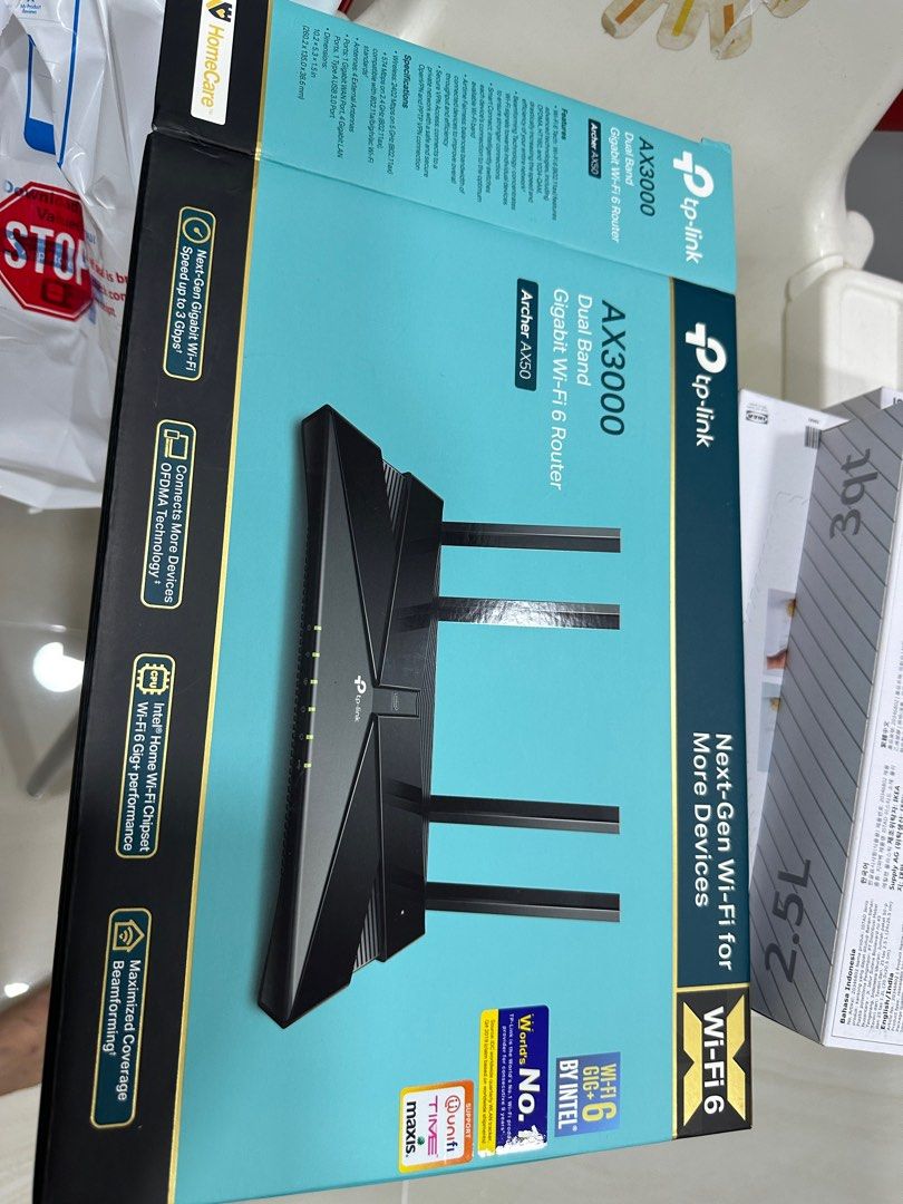 TP-Link Router AX3000 Gigabit wifi 6, Computers & Tech, Parts ...