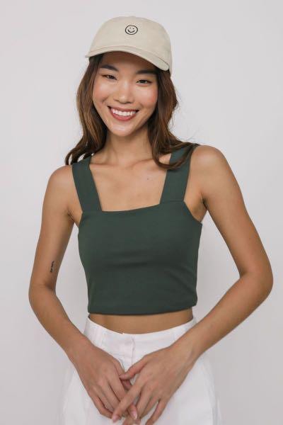 TTR Abby Top in Green RWB TEM TCL LOVET FTO , Women's Fashion, Tops, Sleeveless on Carousell