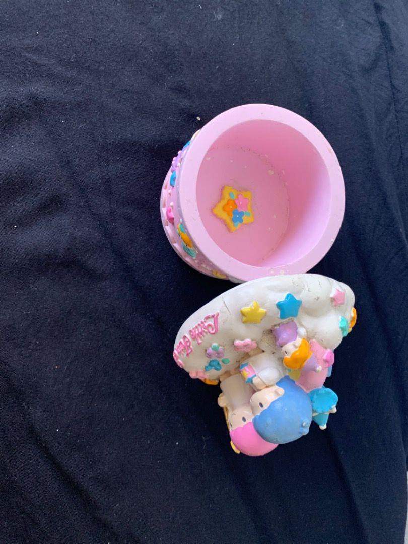 Twin star cute clay container, Furniture & Home Living, Home ...