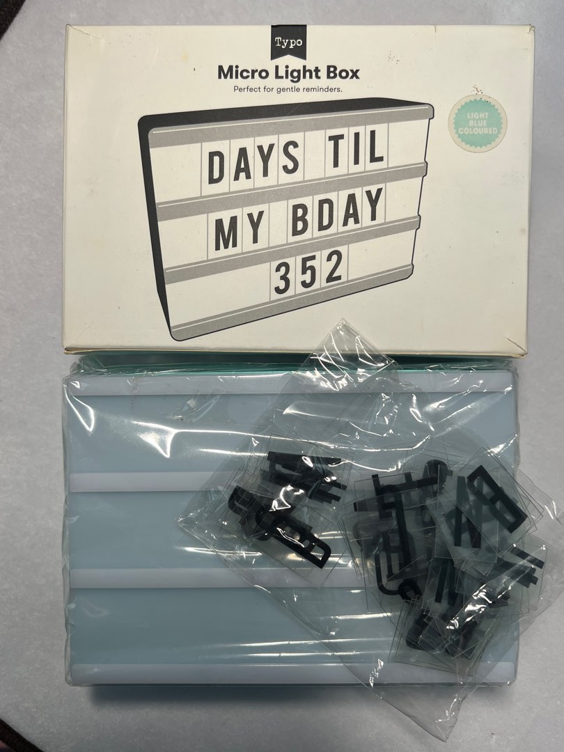 Typo Light Box, Hobbies & Toys, Stationery & Craft, Occasions & Party ...