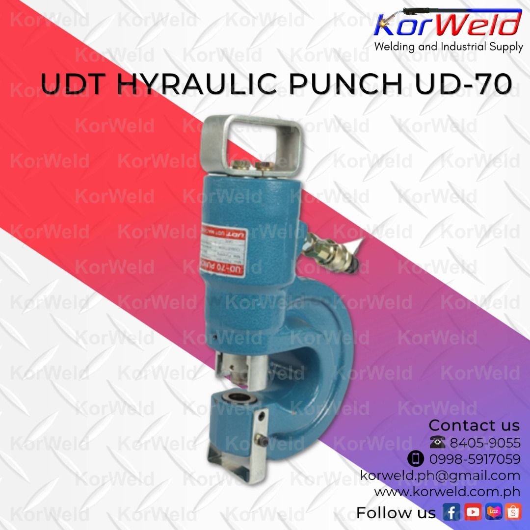 UDT Hydraulic Punch UD-70, Commercial & Industrial, Construction Tools & Equipment on Carousell
