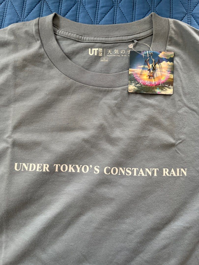 Uniqlo Weathering With You Tee, Men's Fashion, Tops & Sets, Tshirts ...