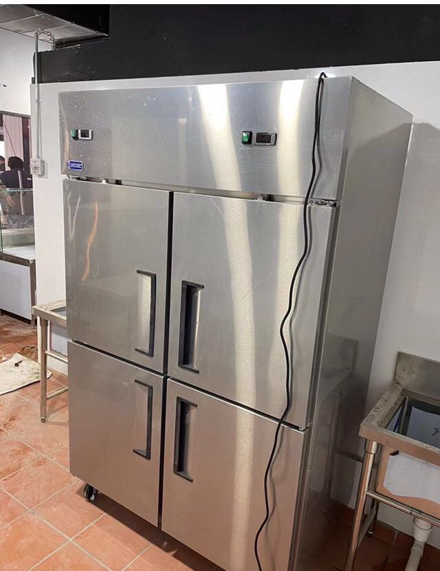 Upright 4 Door Freezer and Chiller, TV & Home Appliances, Kitchen ...