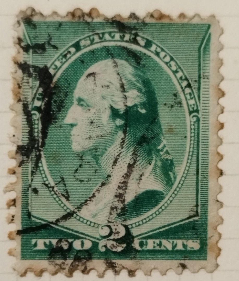 USA george Washington 2c green #david, Hobbies & Toys, Memorabilia ...