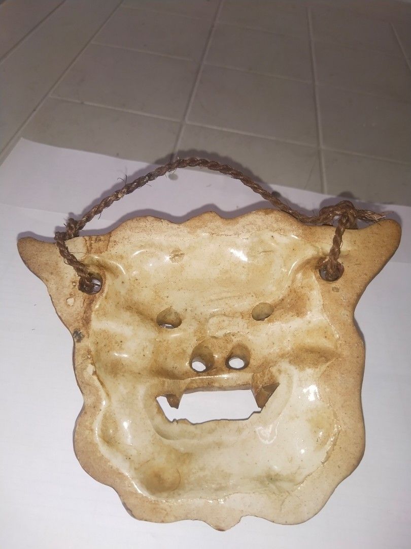 vintage DEMON ceramic mask/Wall display/Astig na display/JAPAN/1970s on ...