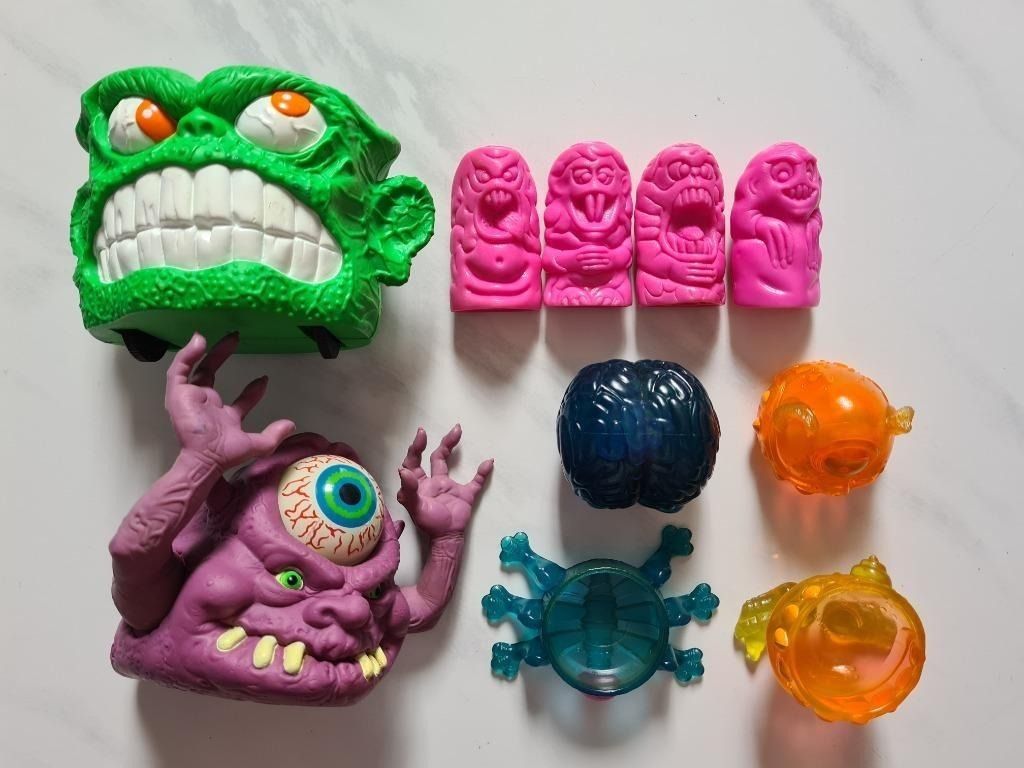 Vintage Kenner Real Ghostbusters Wicked Wheelie Ghost , Ghost Trap Jail ...