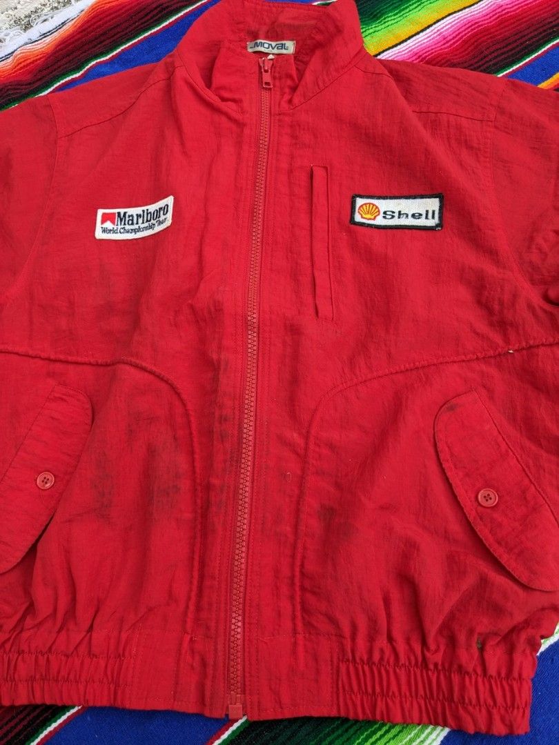 Vintage Malboro Shell racing jacket, Men's Fashion, Coats, Jackets and ...