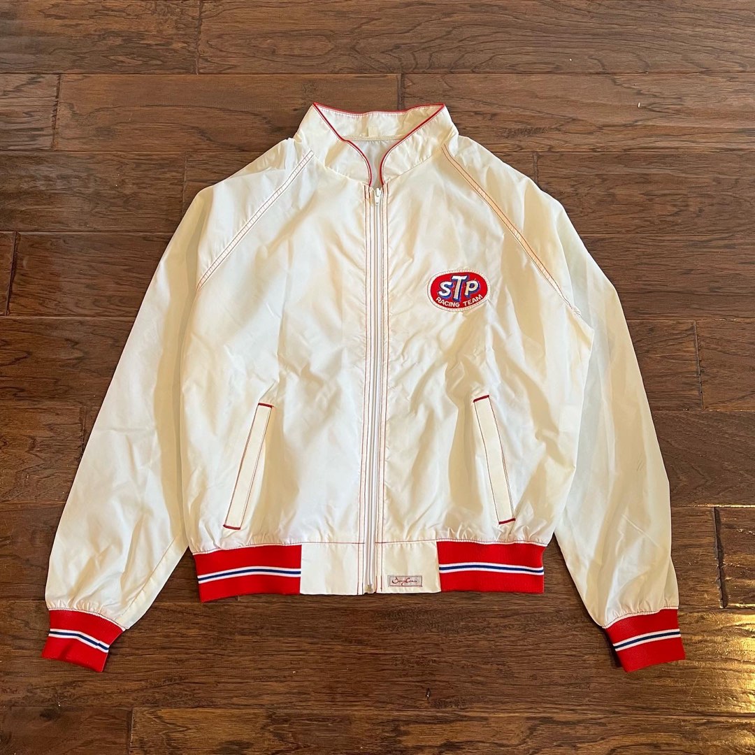 Vintage STP Racing Jacket, Men's Fashion, Coats, Jackets and Outerwear ...