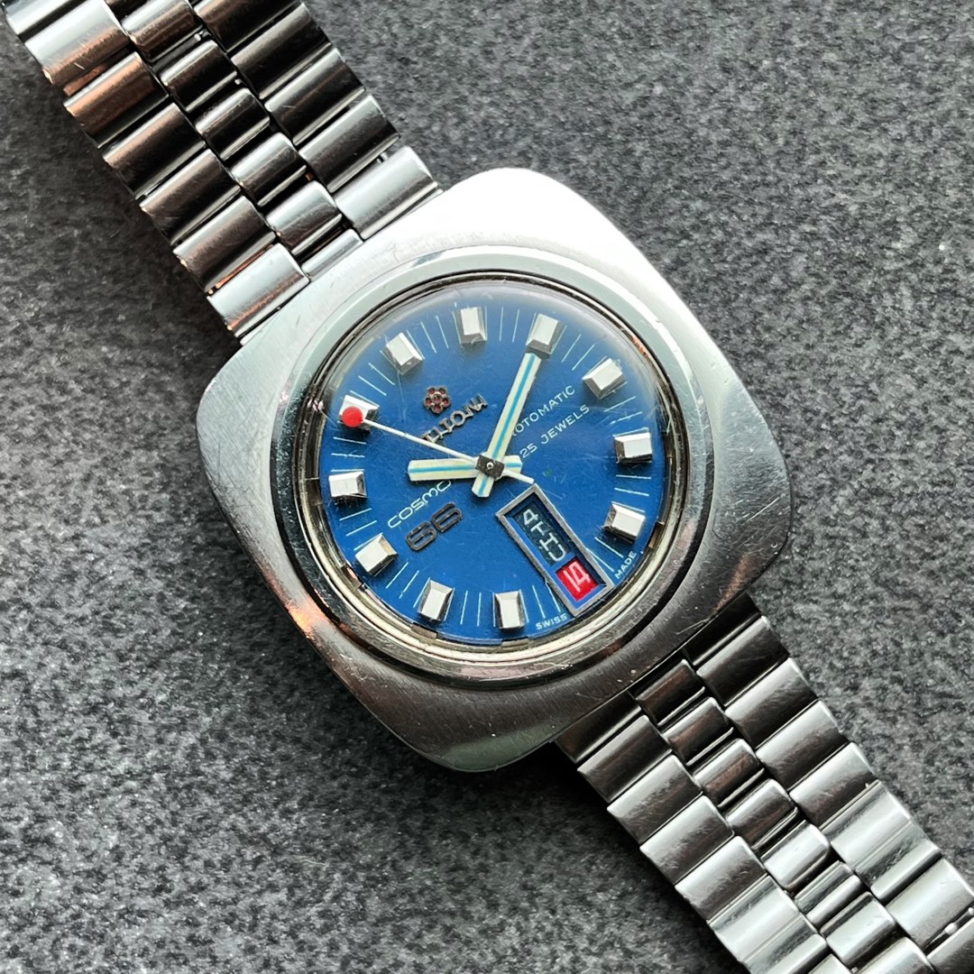 Vintage titoni 70s cosmo 66 with bracelet 36000 beats with sushi ...