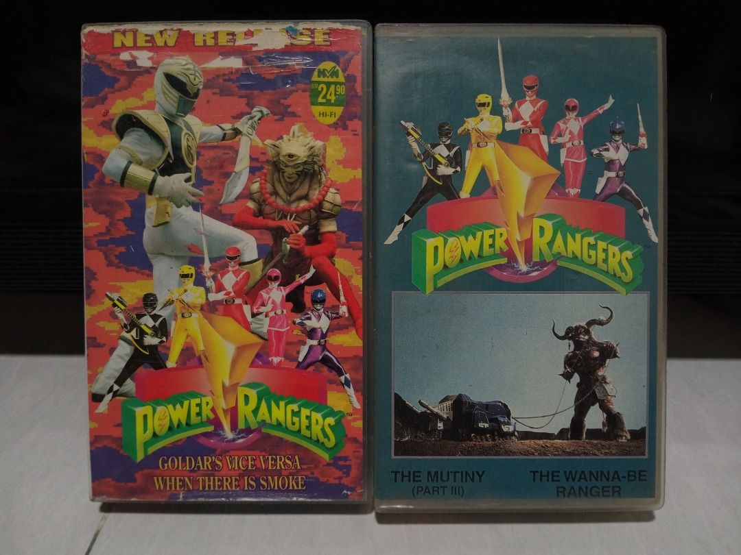 Vintage vhs power rangers both, Hobbies & Toys, Music & Media, CDs ...