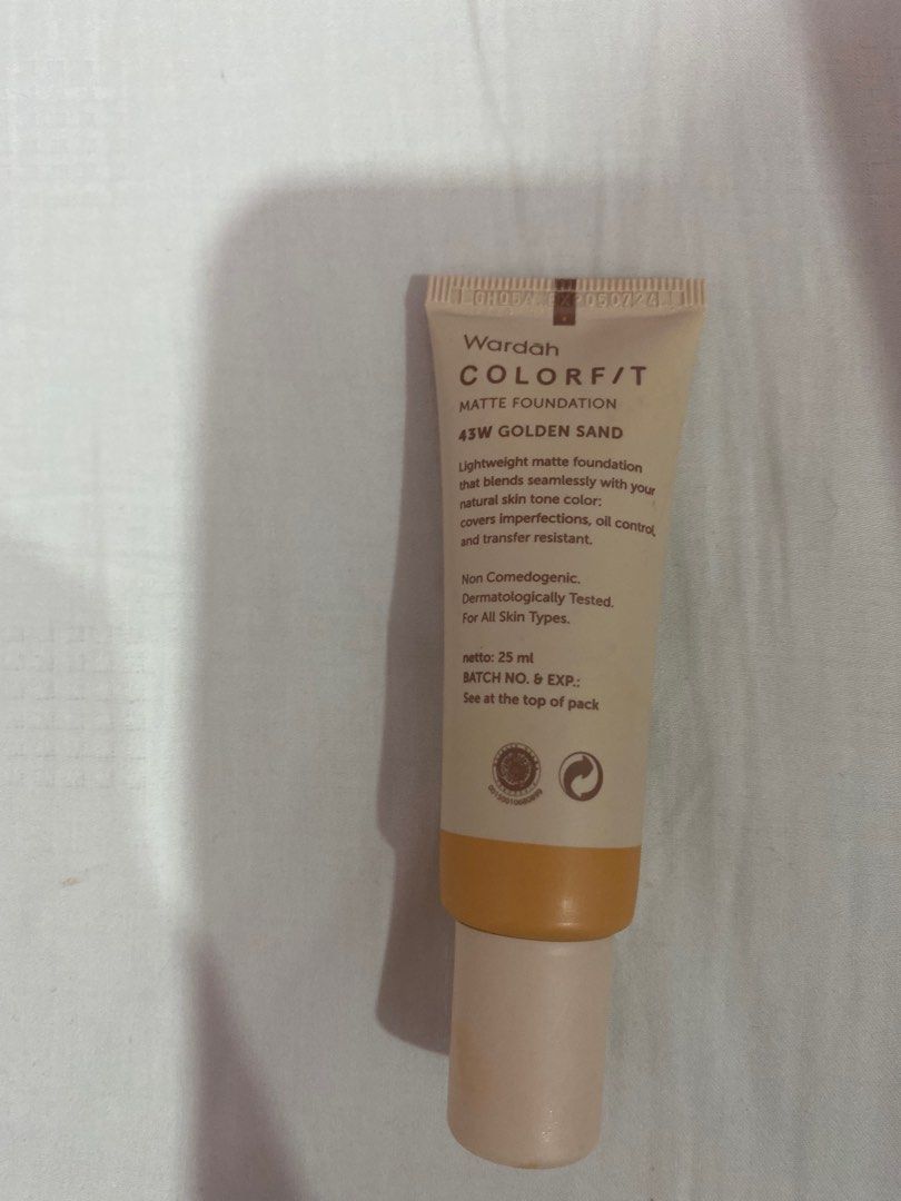 Wardah Colorfit Foundation, Beauty & Personal Care, Face, Makeup on ...