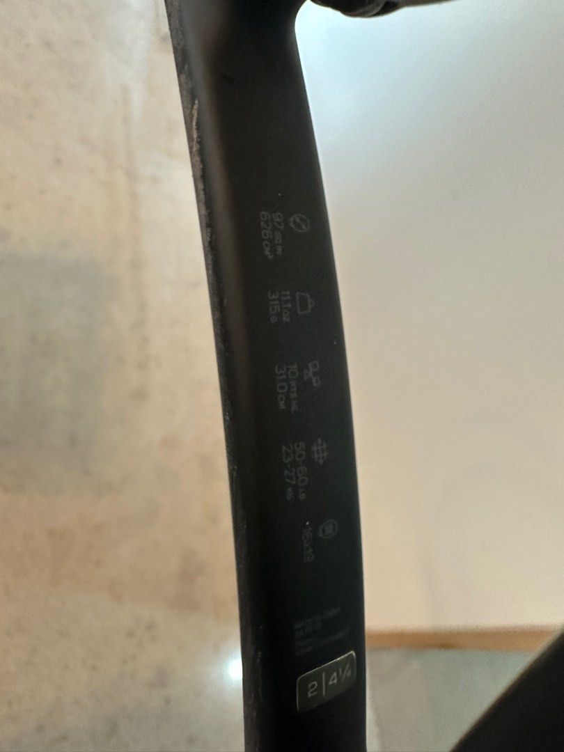 Wilson Pro Staff 97 v12, Sports Equipment, Sports & Games, Racket ...