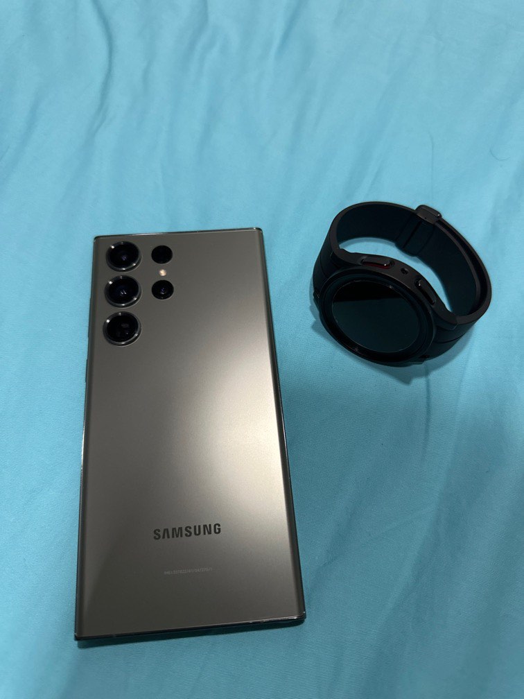 WTS Samsung S23 Ultra 512GB Green + Galaxy Watch 5 Pro Bt, Mobile ...