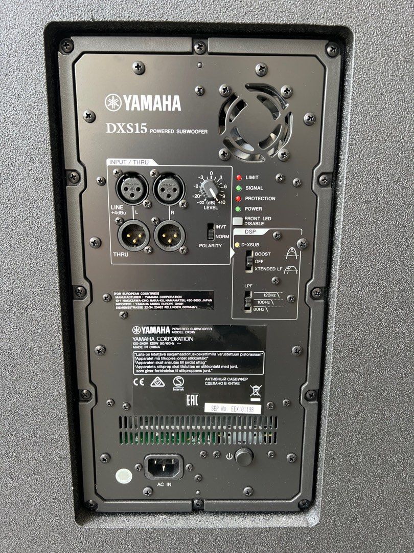 Yamaha Powered Subwoofer DXS15, Audio, Soundbars, Speakers & Amplifiers ...