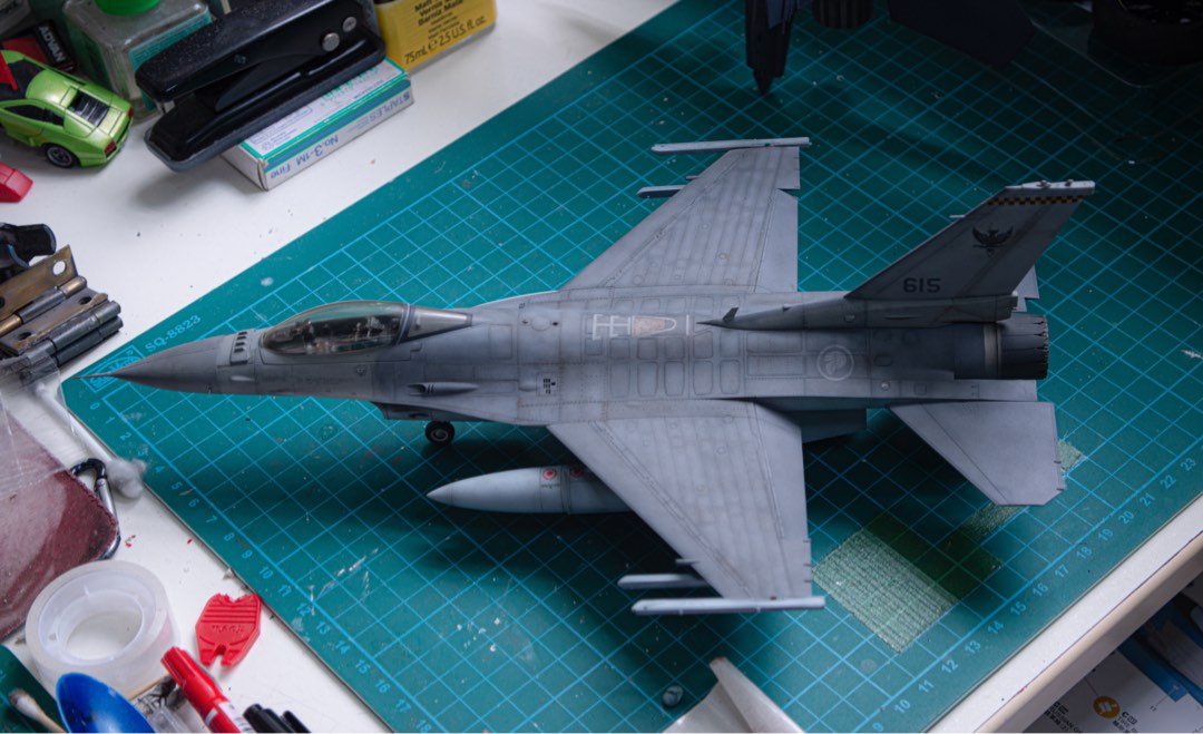 1/48 RSAF F-16c display model, Hobbies & Toys, Toys & Games on Carousell