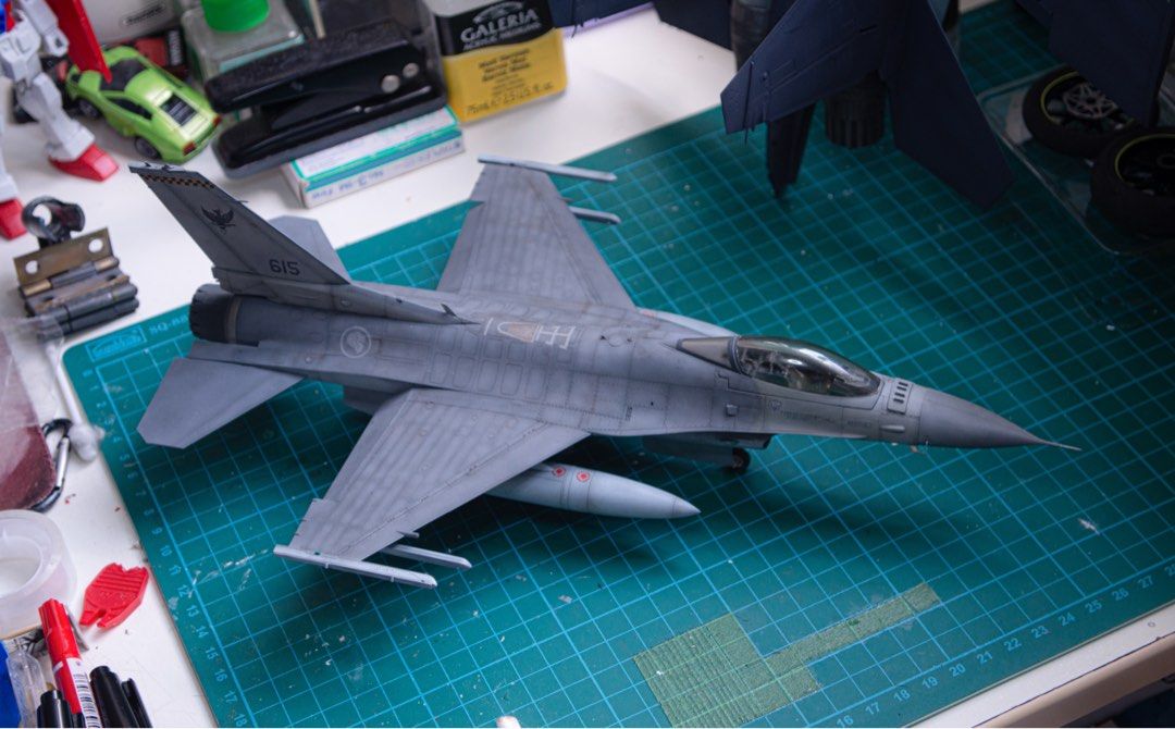 1/48 RSAF F-16c display model, Hobbies & Toys, Toys & Games on Carousell