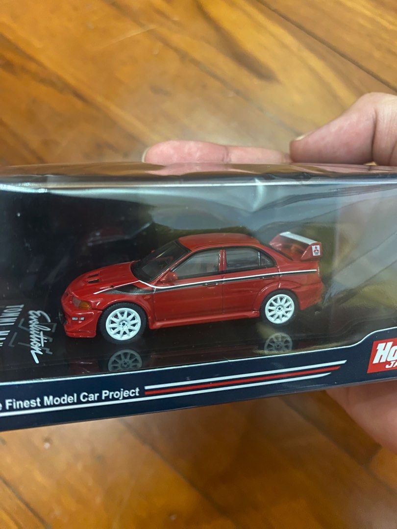 Hobbyjapan 1/64 Mitsubishi Evo 6.5 TME passion red, Hobbies & Toys ...