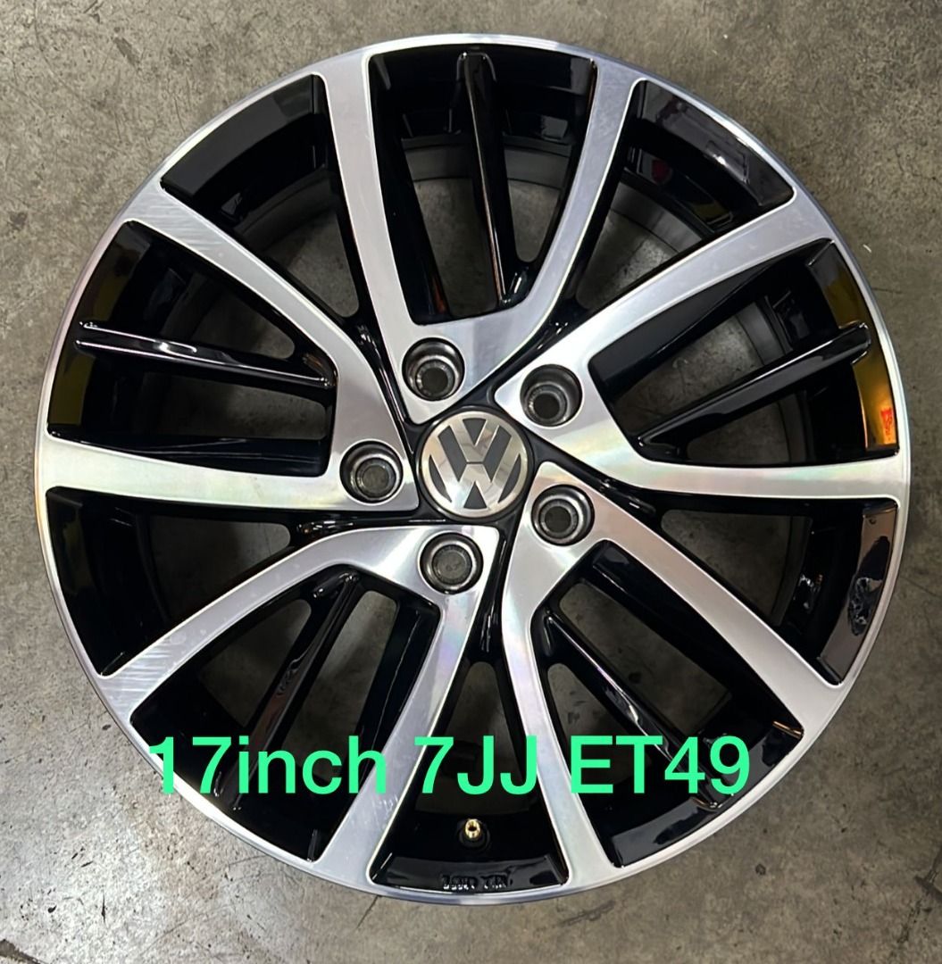 17" Volkswagen Original rims, Car Accessories, Tyres & Rims on Carousell
