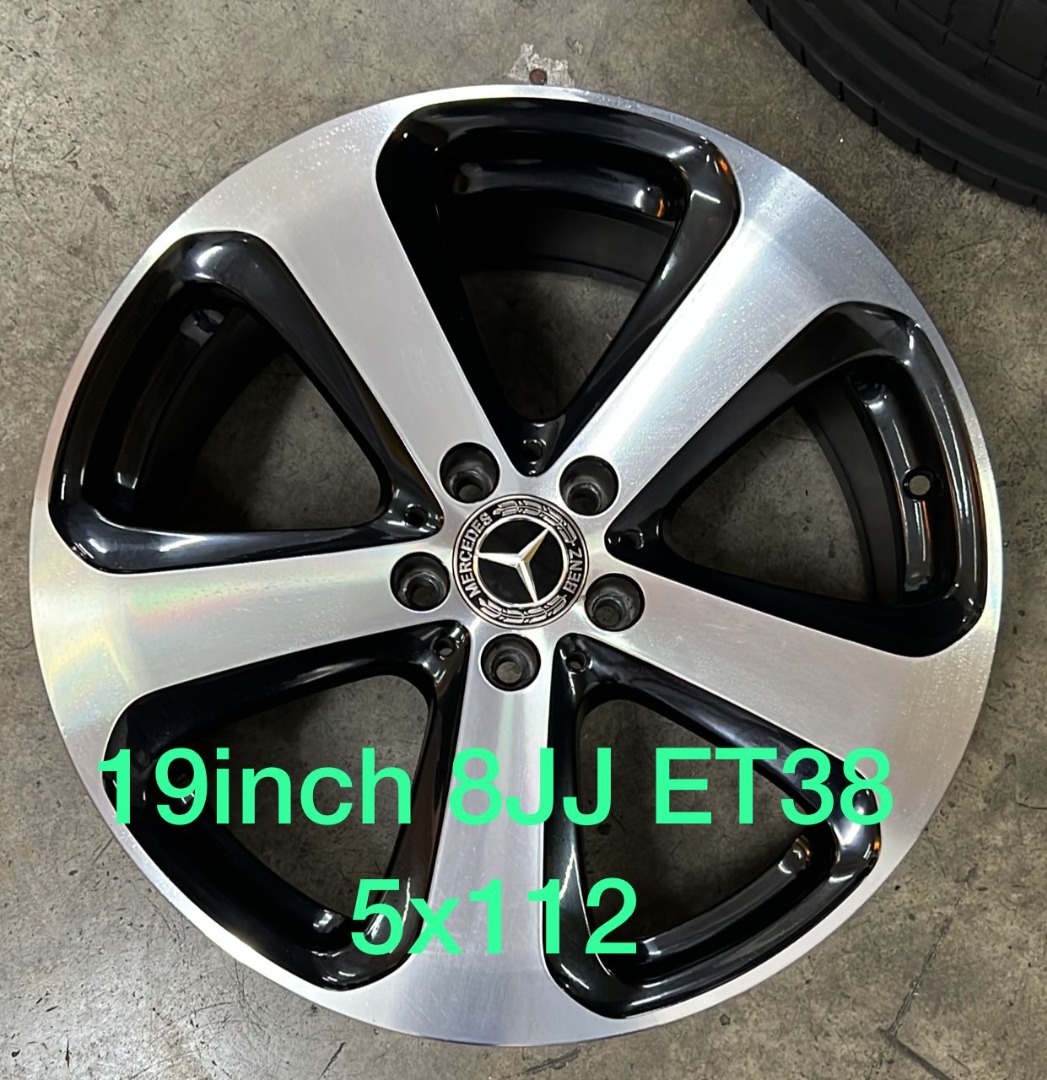 19" Mercedes Benz Original rims, Car Accessories, Tyres & Rims on Carousell