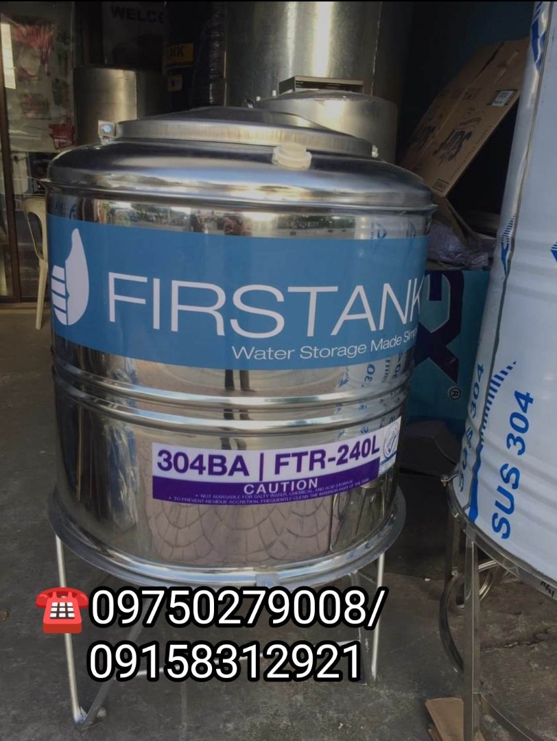 240L Firstank Water Storage Tank, Furniture & Home Living, Gardening ...