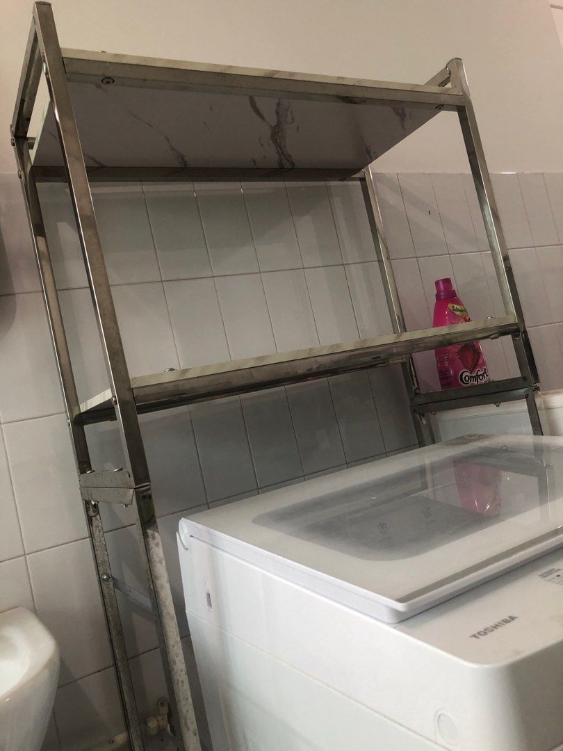 2-Layers Washing Machine Rack / Shelf, Furniture & Home Living ...