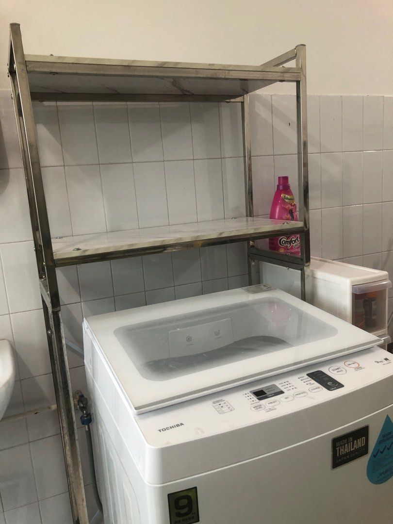 2-Layers Washing Machine Rack / Shelf, Furniture & Home Living ...