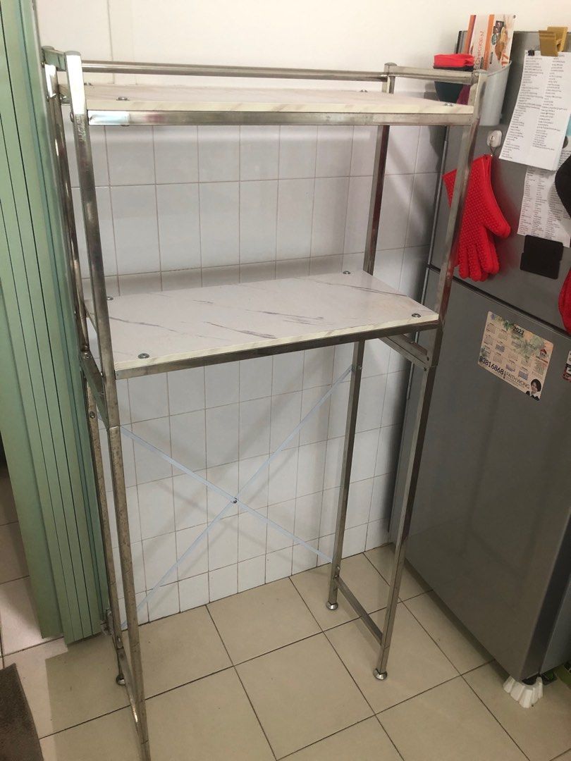 2-Layers Washing Machine Rack / Shelf, Furniture & Home Living ...