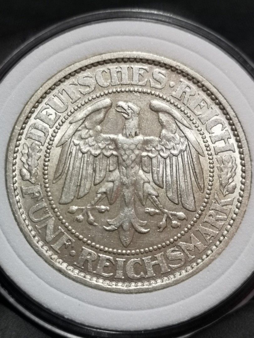 5 reichsmark 1927 A silver coins, Hobbies & Toys, Memorabilia ...