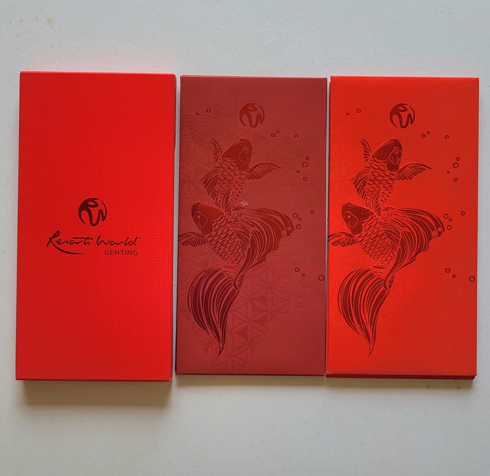 8 pcs Resorts World Genting 2023 Ang Pow Red Packet with folder ...
