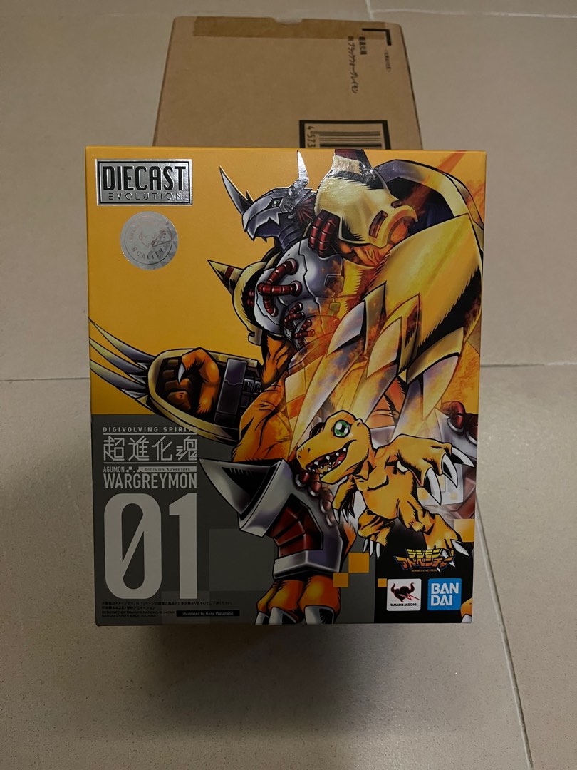 日版 全新 絕版 超進化魂 DIGIVOLVING SPIRITS 01. AGUMON DIGIMON ADVENTURE ...