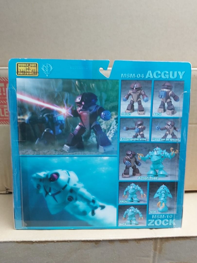 全新未開 BANDAI MIA GUNDAM MSM-04 MSM-10 ACGUY ZOCK 高達 機動戰士 雙面蟹 蟹霸, 興趣及遊戲 ...